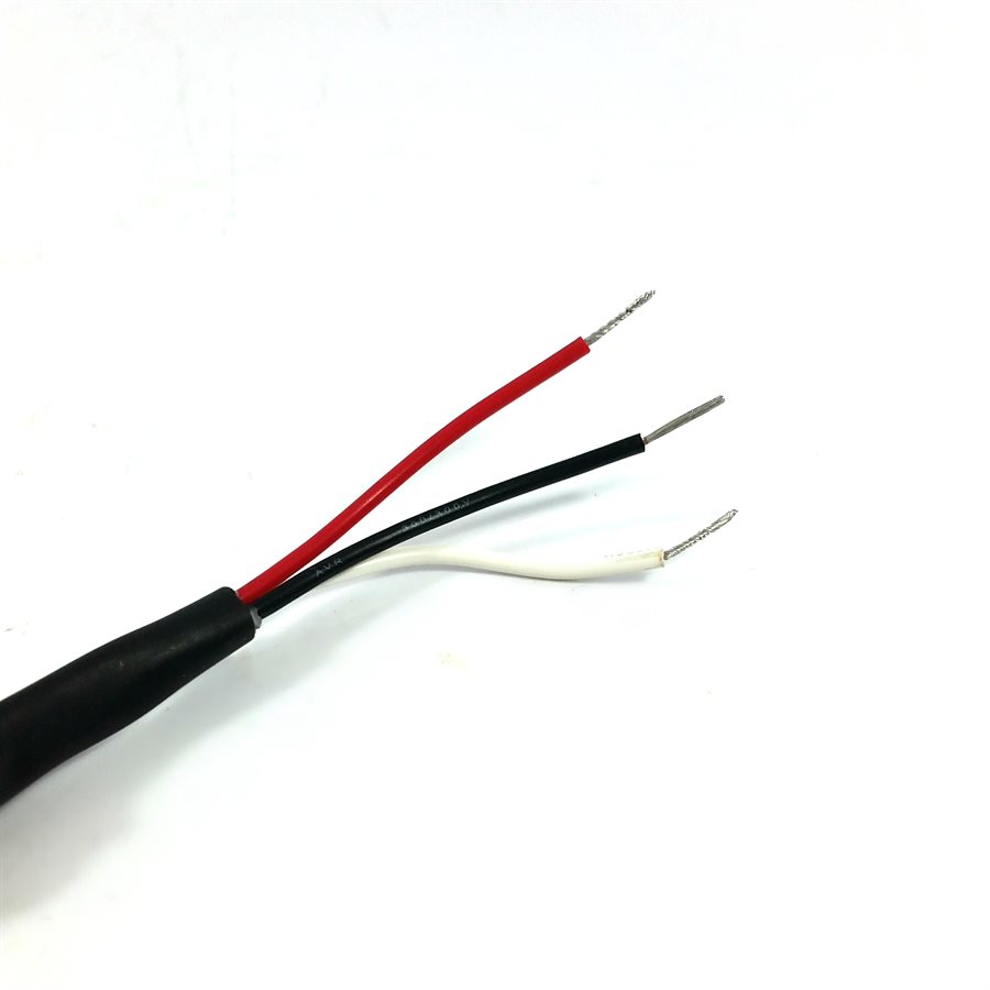 LED AUXILIARY LIGHT, 3 / 4", AMBER DIODE,CLEAR LENS, 3 WIRE, W / GROMMET