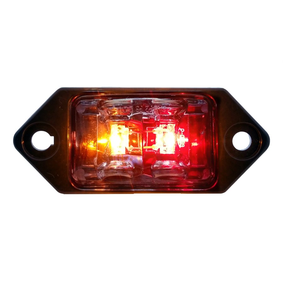 "CHARGER JR." AUXILIARY / SIGNAL, AMBER / RED, (2 LED) 450MM WIRES