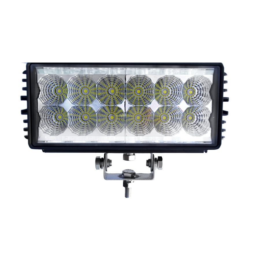 7.9" OFF-ROAD, LIGHT BAR, GREEN LED, DOUBLE ROW, 2700LM-SPOT