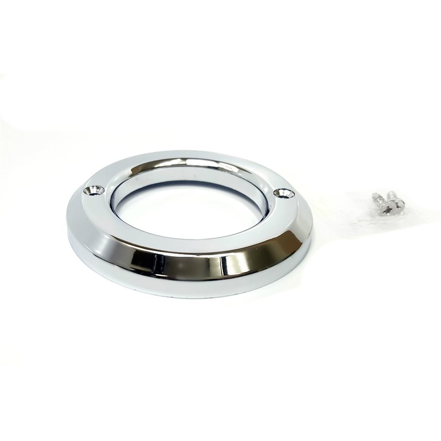 CHROME PLASTIC BEZEL FOR 2" ROUND LIGHTS